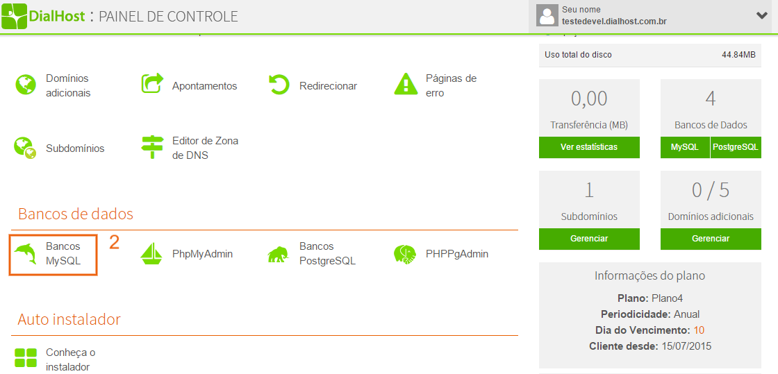 Como criar um usuário para Banco de Dados MySQL